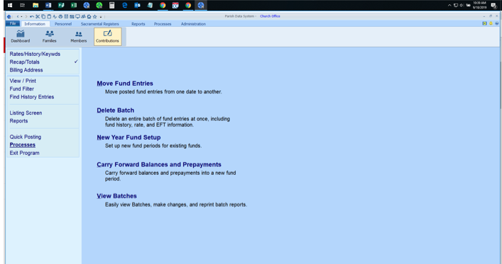 Learning about Parish Data Systems