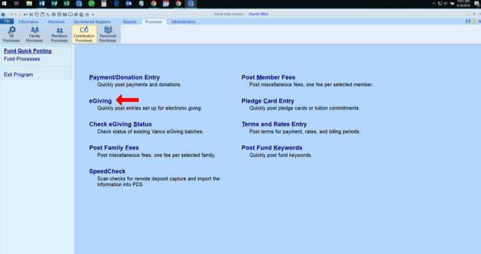 Learning about Parish Data Systems