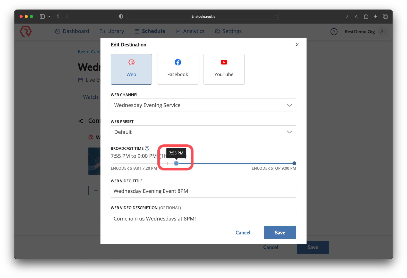 How Do I Change My Event Start Time?