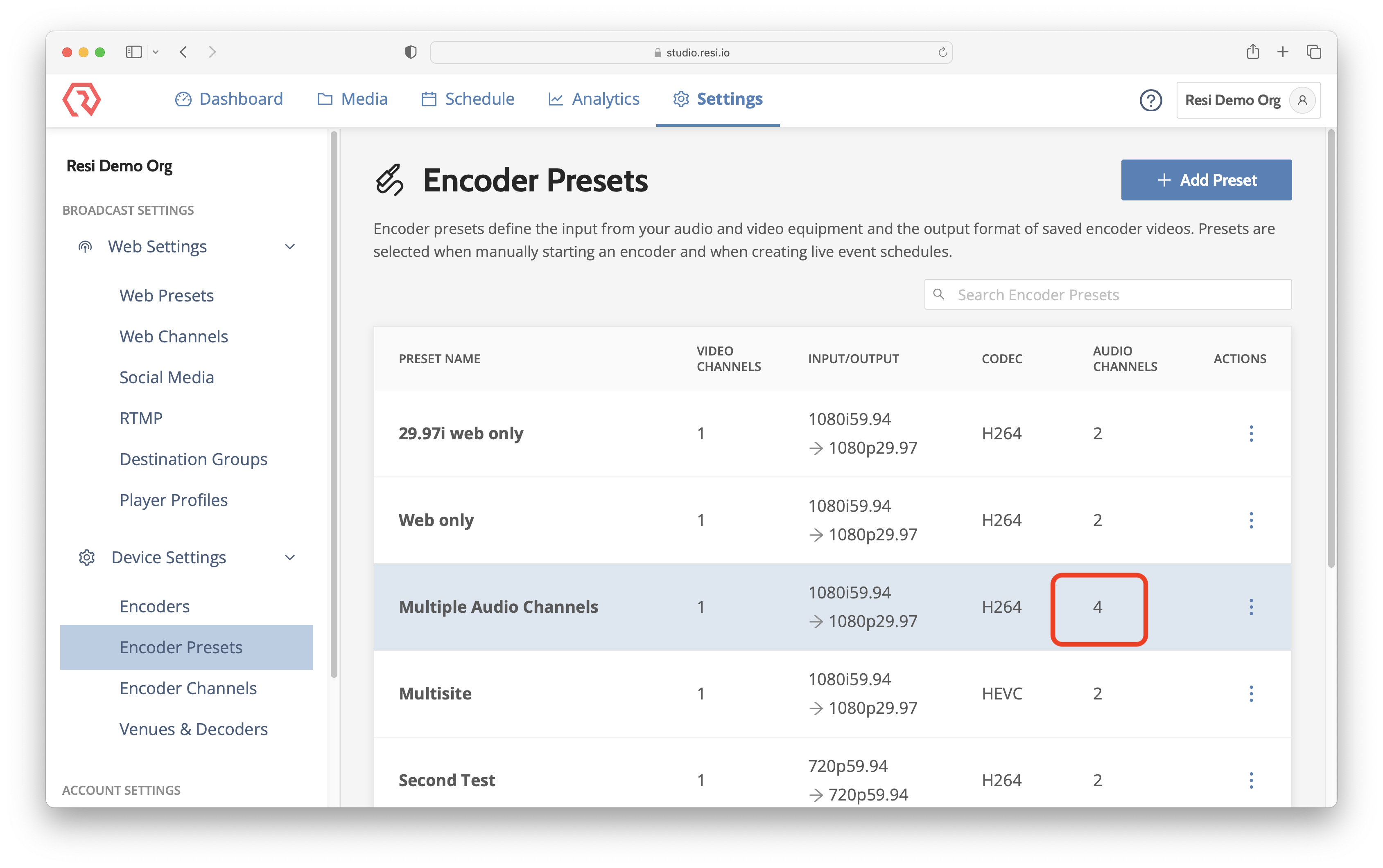 Using Additional Audio Channels